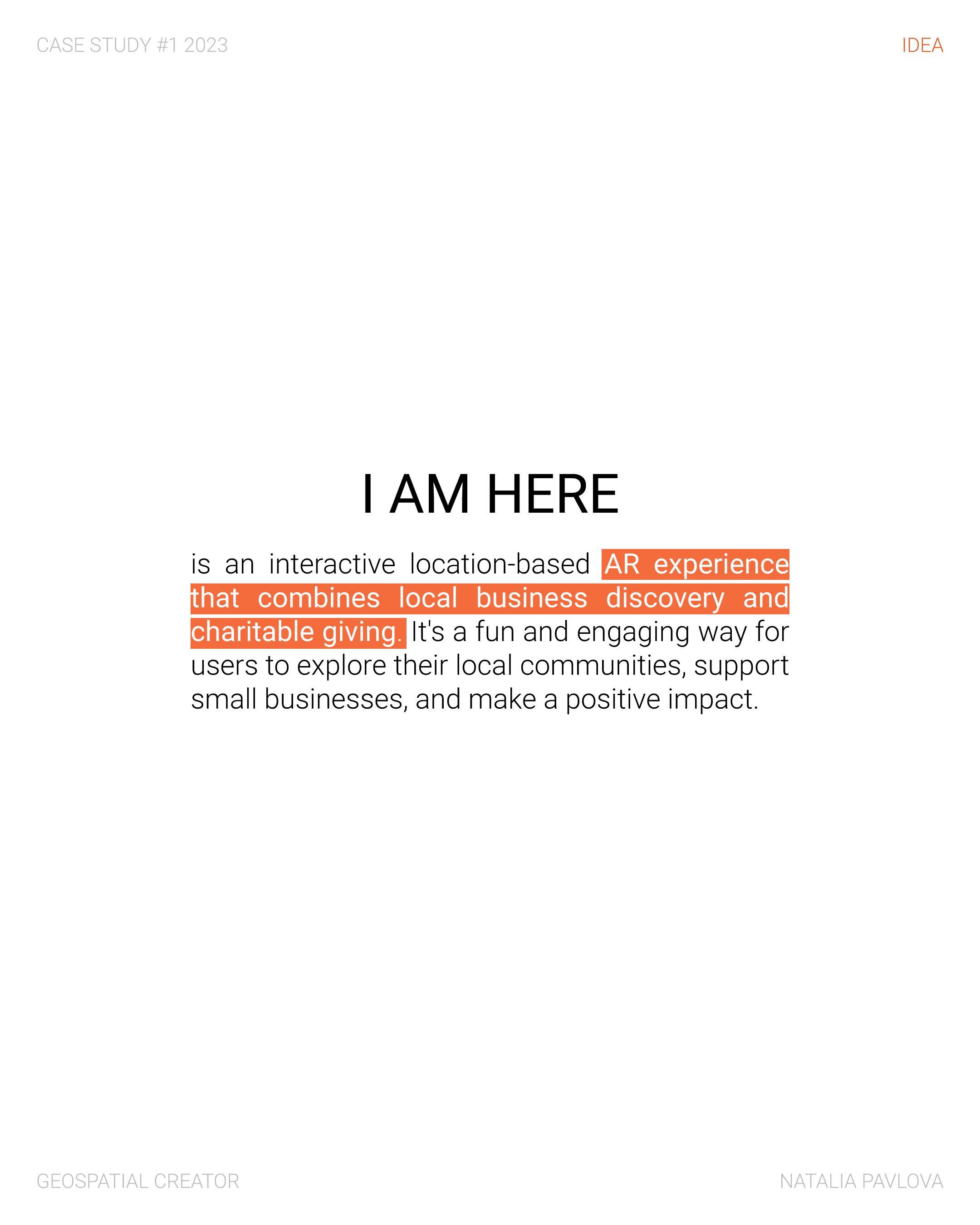I AM HERE | Devpost