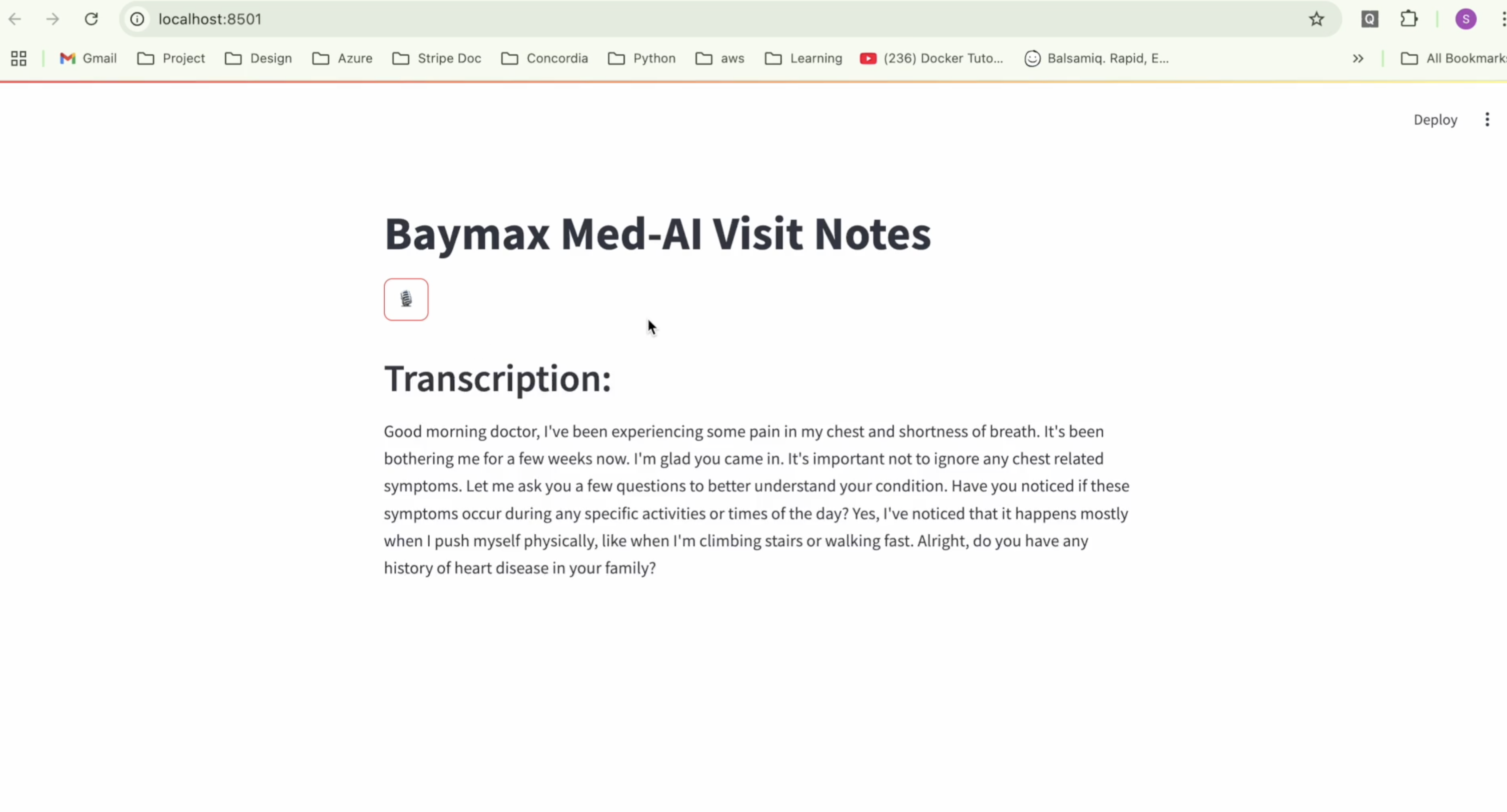 Baymax Med-AI Assistant | Devpost