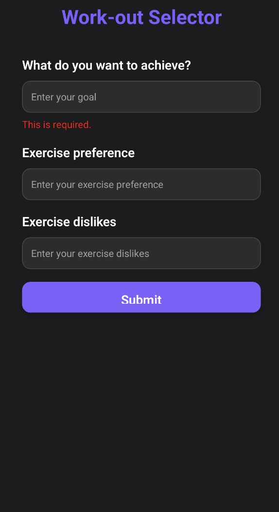 Workout Genie | Devpost