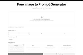 Free Image to prompt Generator | Devpost