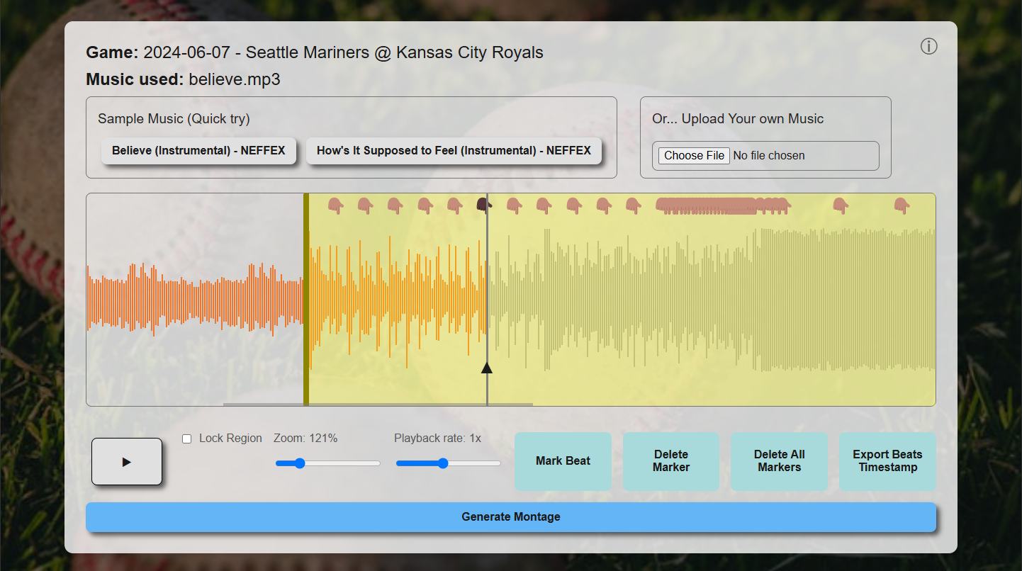 MLB Montage Maker | Devpost