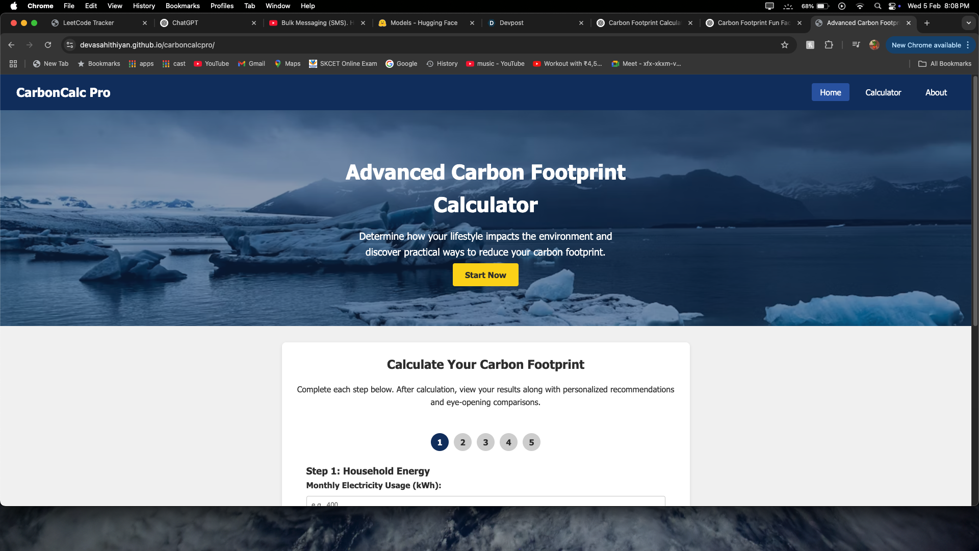 CarbonCalc Pro | Devpost