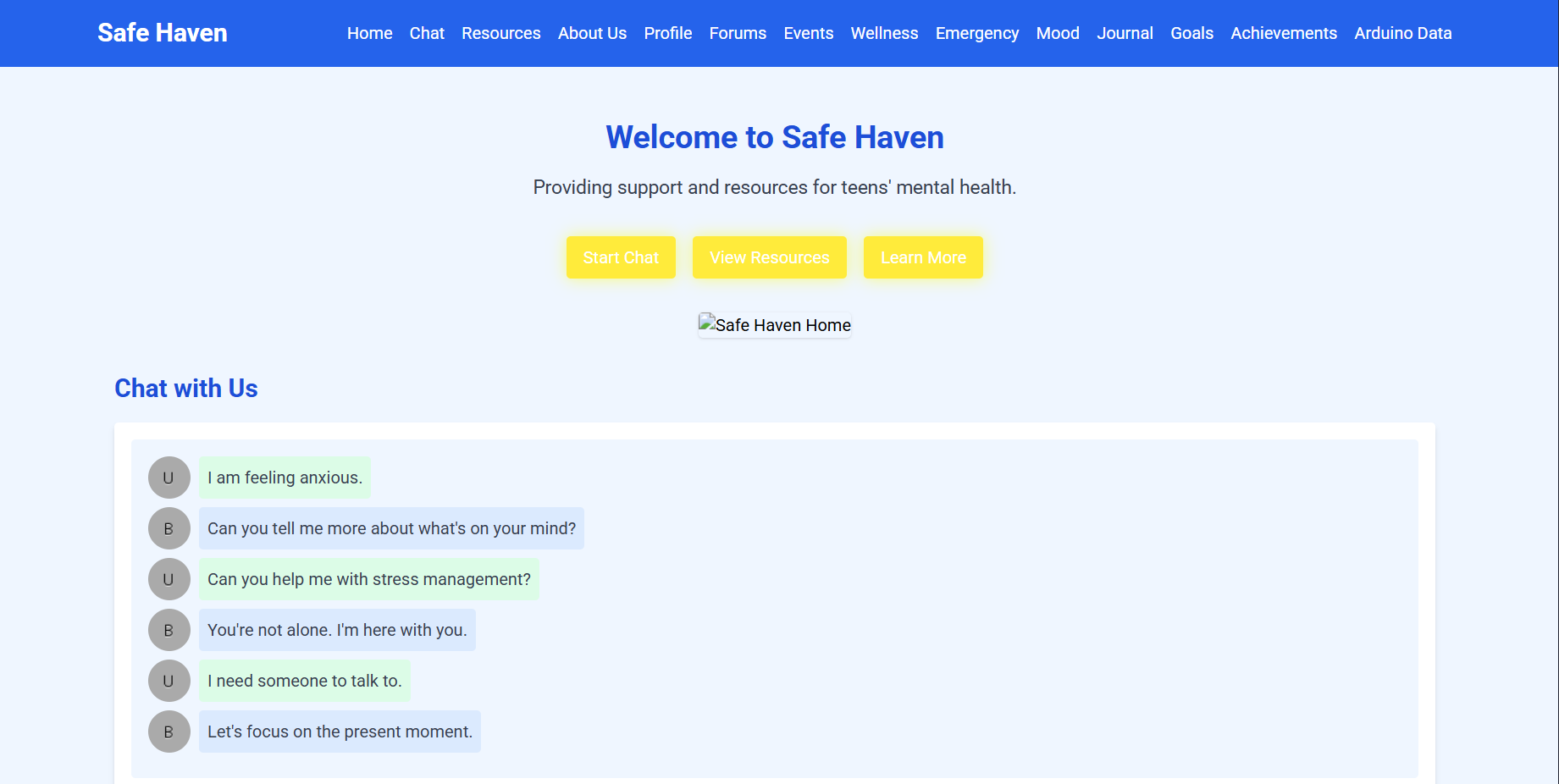 Safe Haven | Devpost
