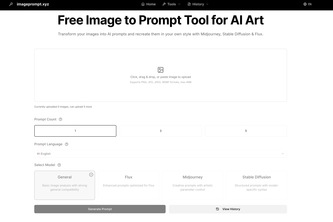 Easy Image to Prompt Tool - Free Online Converter | Devpost