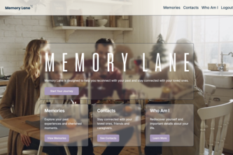 Memory Lane | Devpost