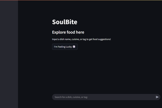 SoulBite - Cultural food explorer | Devpost