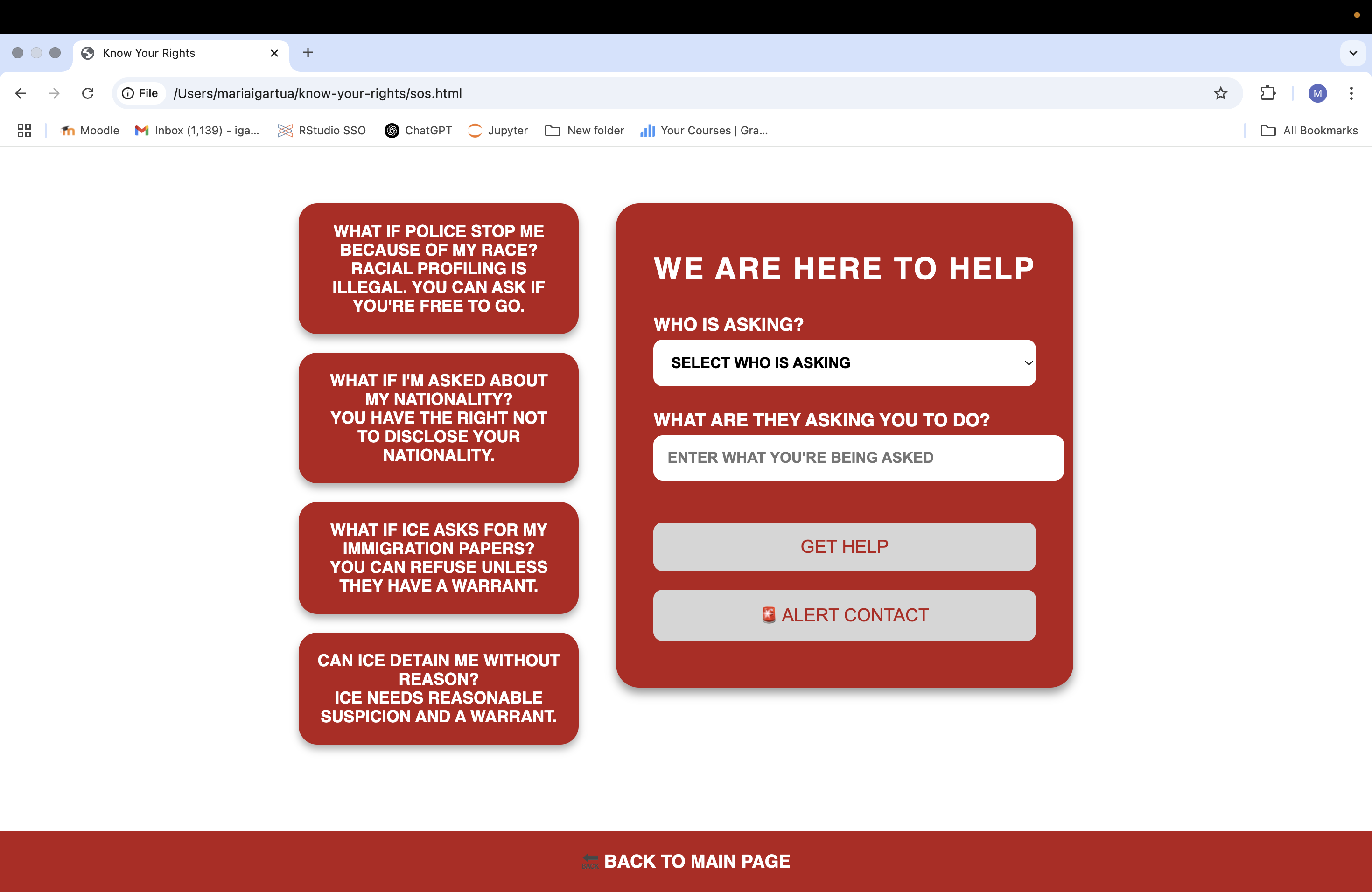 Know Your Rights | Devpost