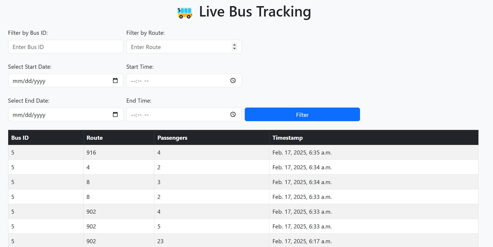 traffig-gang:LiveBusesVolume | Devpost
