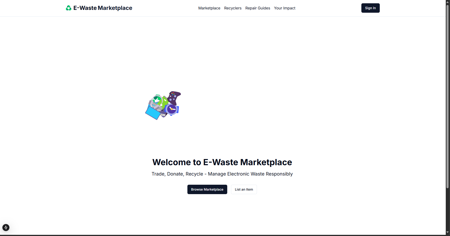 e-waste-marketplace | Devpost