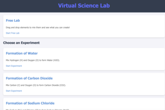ICL (Interactive Chemistry Lab) | Devpost