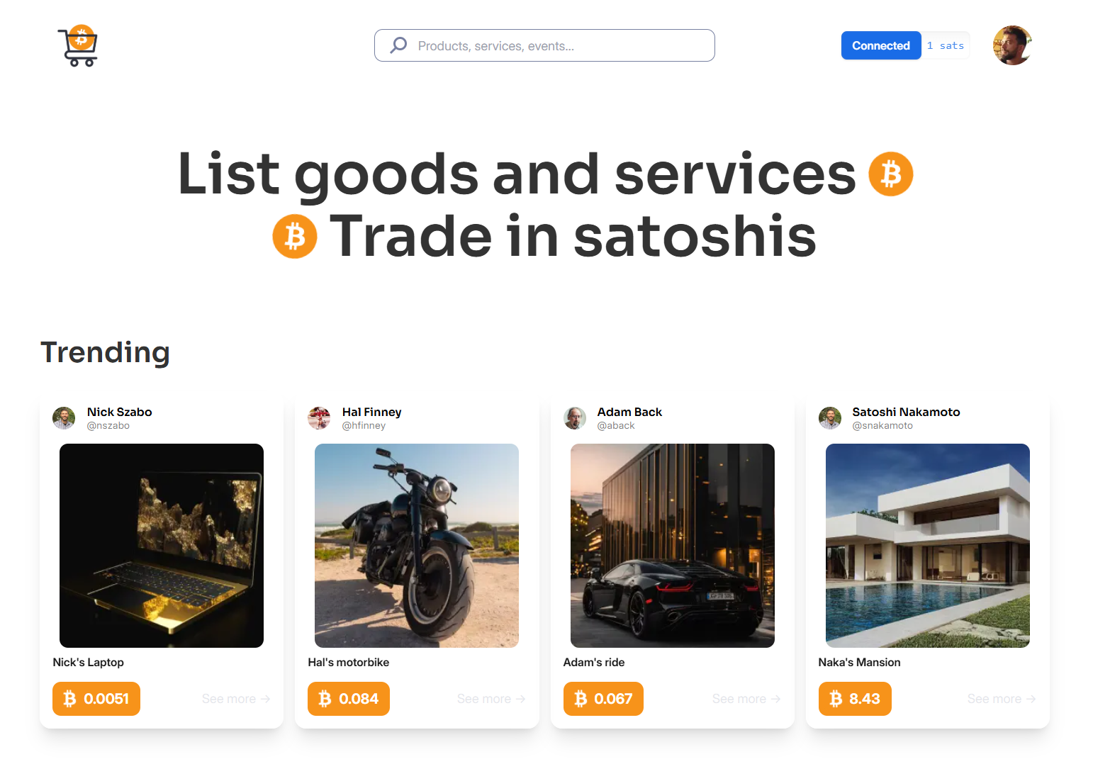 Bitcoin Free Market | Devpost