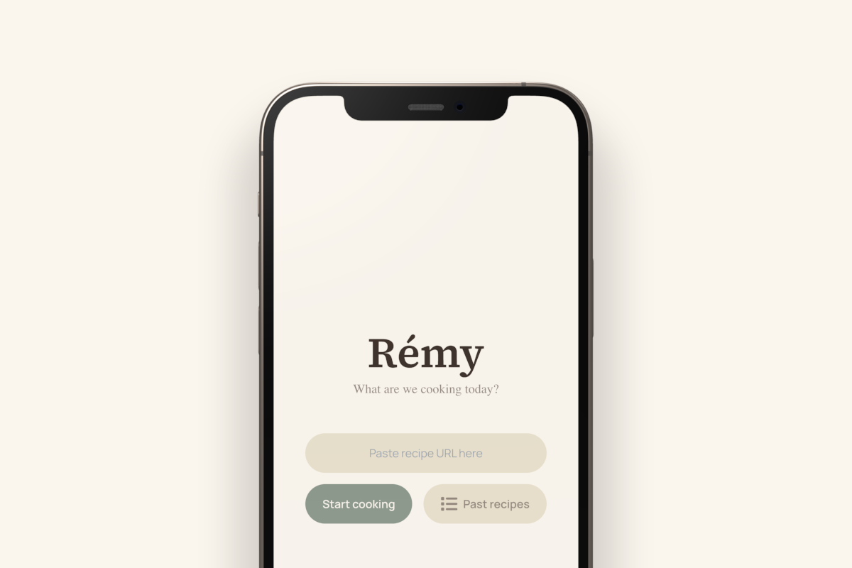 Rémy – Your cooking assistant | Devpost