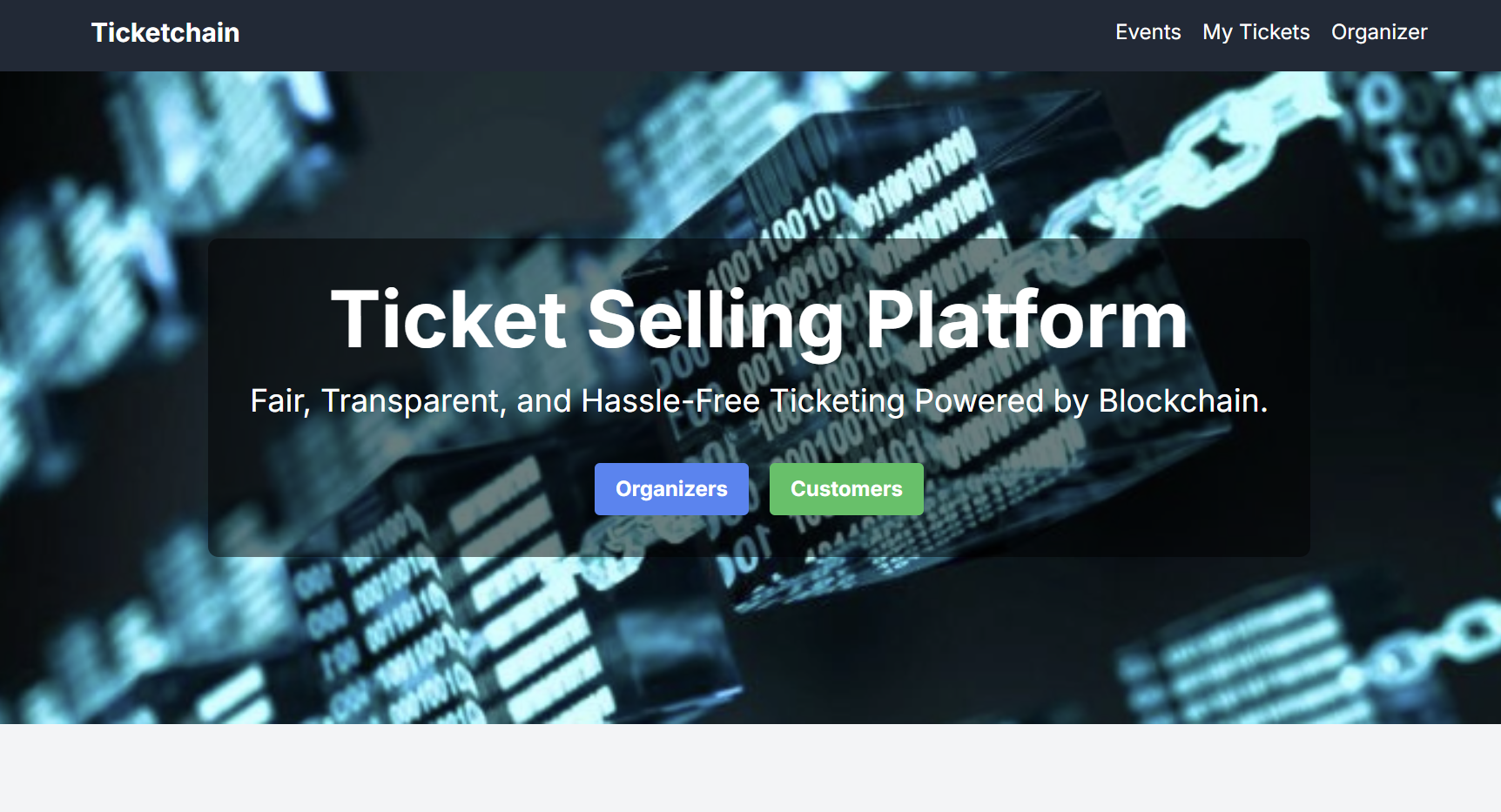 Ticketchain | Devpost