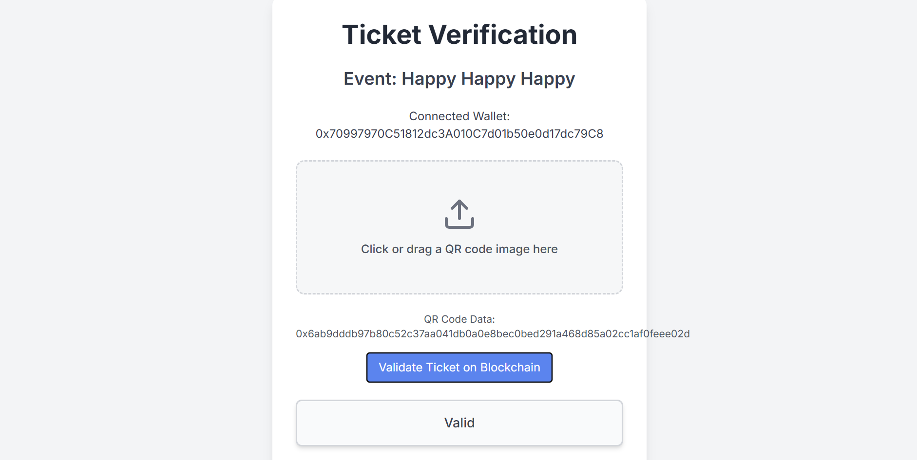 Ticketchain | Devpost