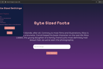 Byte Sized Facts | Devpost