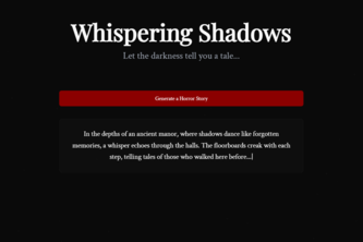 Whispering Shadows | Devpost