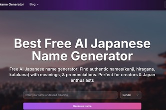 Japanese Name Generator | Devpost
