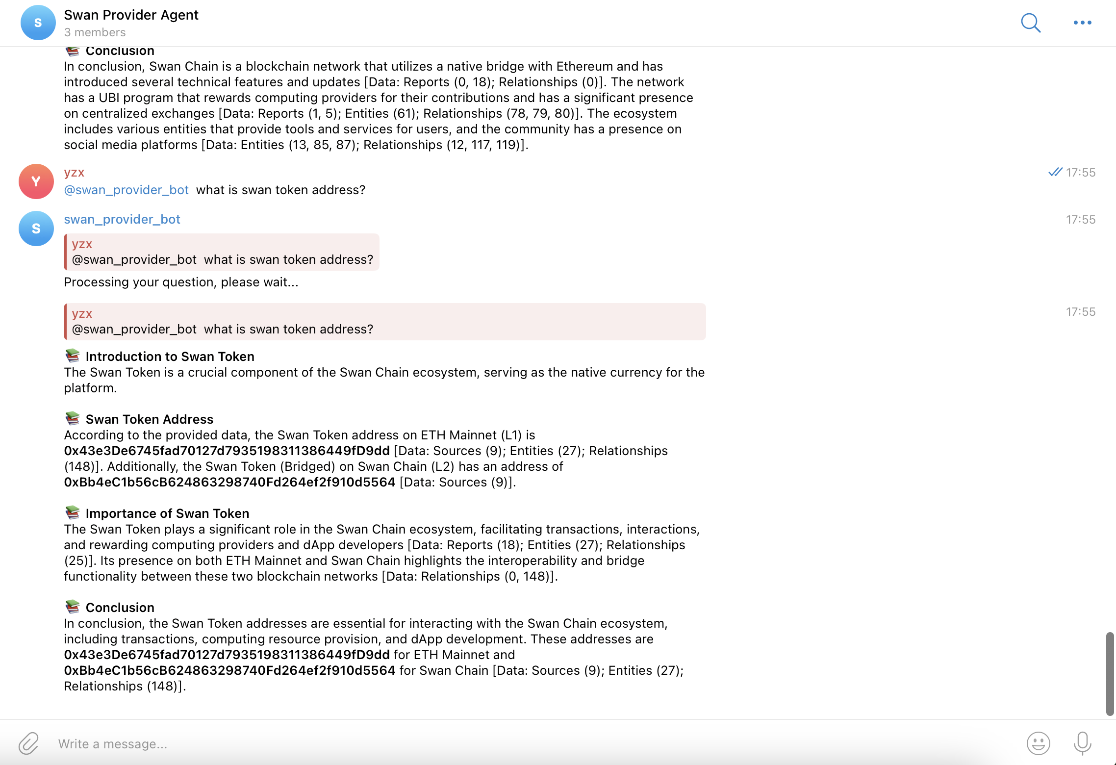 Swan Provider Agent | Devpost