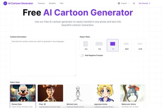 Free AI Cartoon Generator | Devpost
