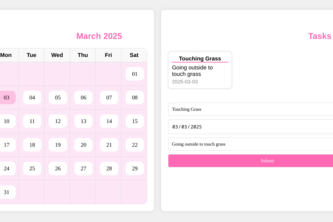 Management calendar | Devpost