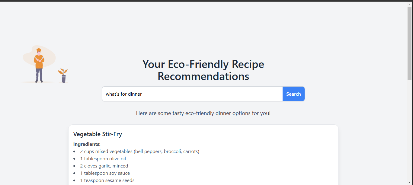 Eco-Friendly Recipe App | Devpost
