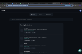 AI Assisted travel planner and social network | Devpost