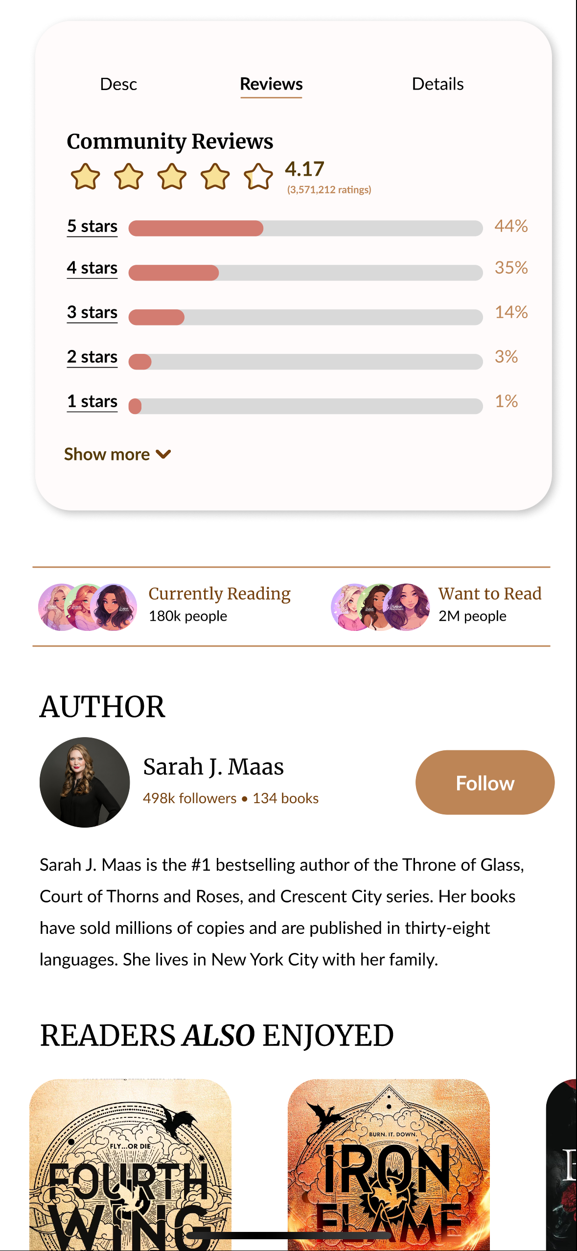Goodreads Redesign: Chapters Reimagined | Devpost