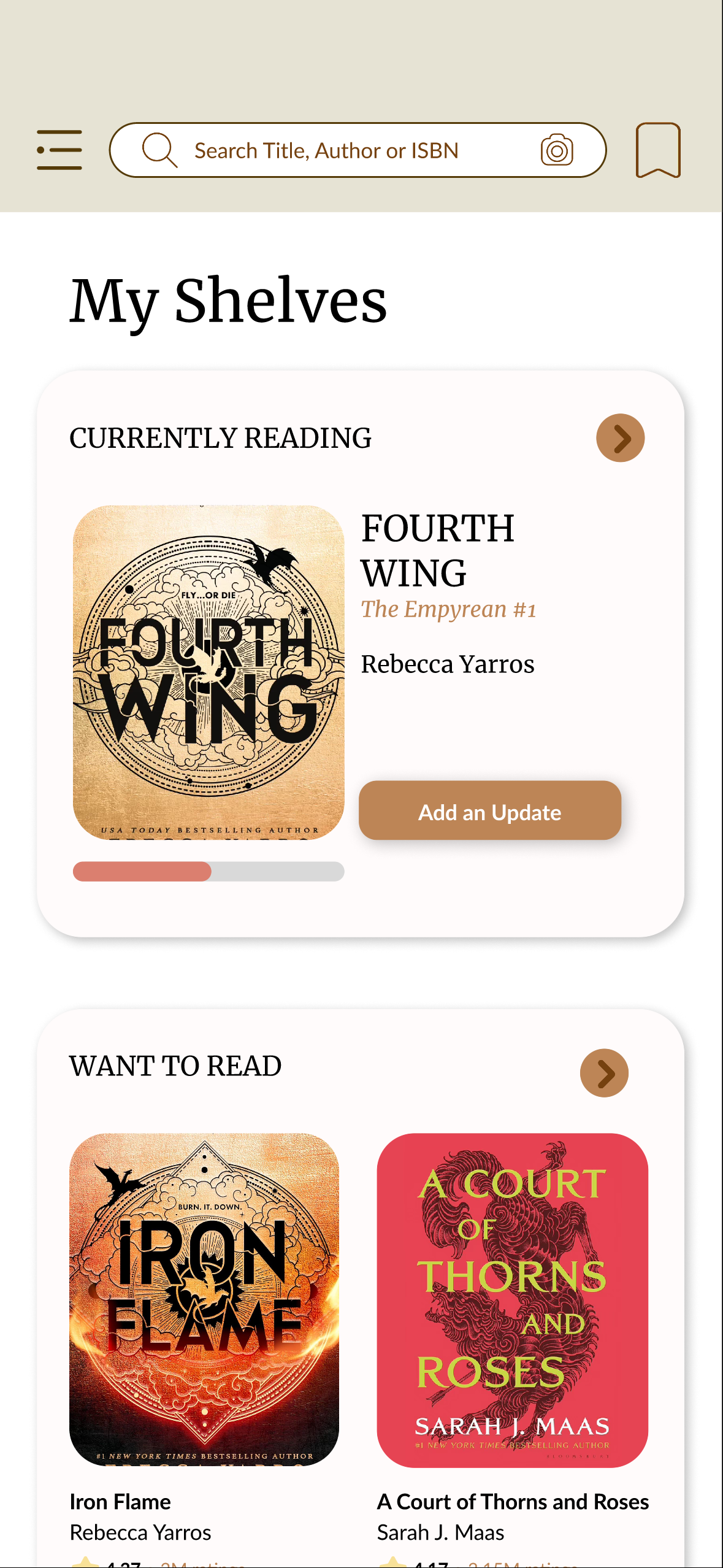 Goodreads Redesign: Chapters Reimagined | Devpost