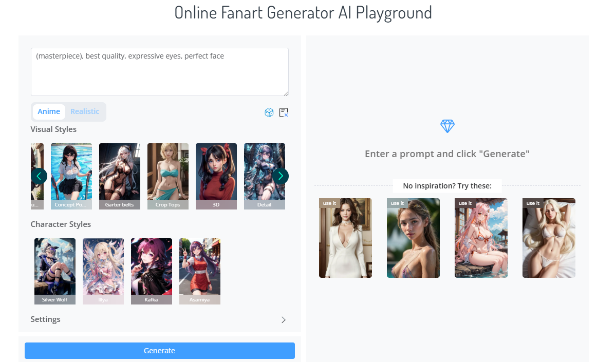 Free AI Fanart Generator | Devpost