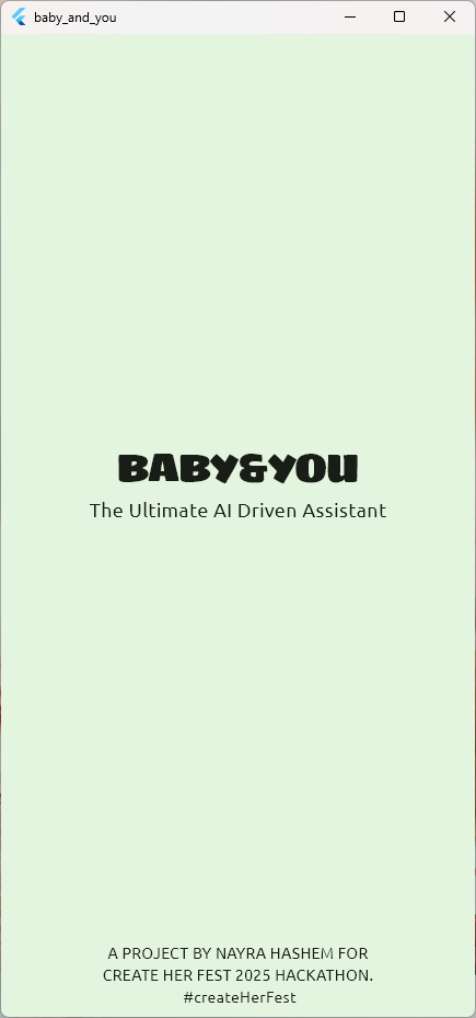 Baby&You | Devpost