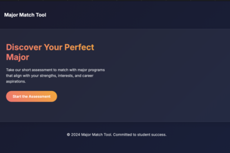 Clemson Major Match Tool | Devpost