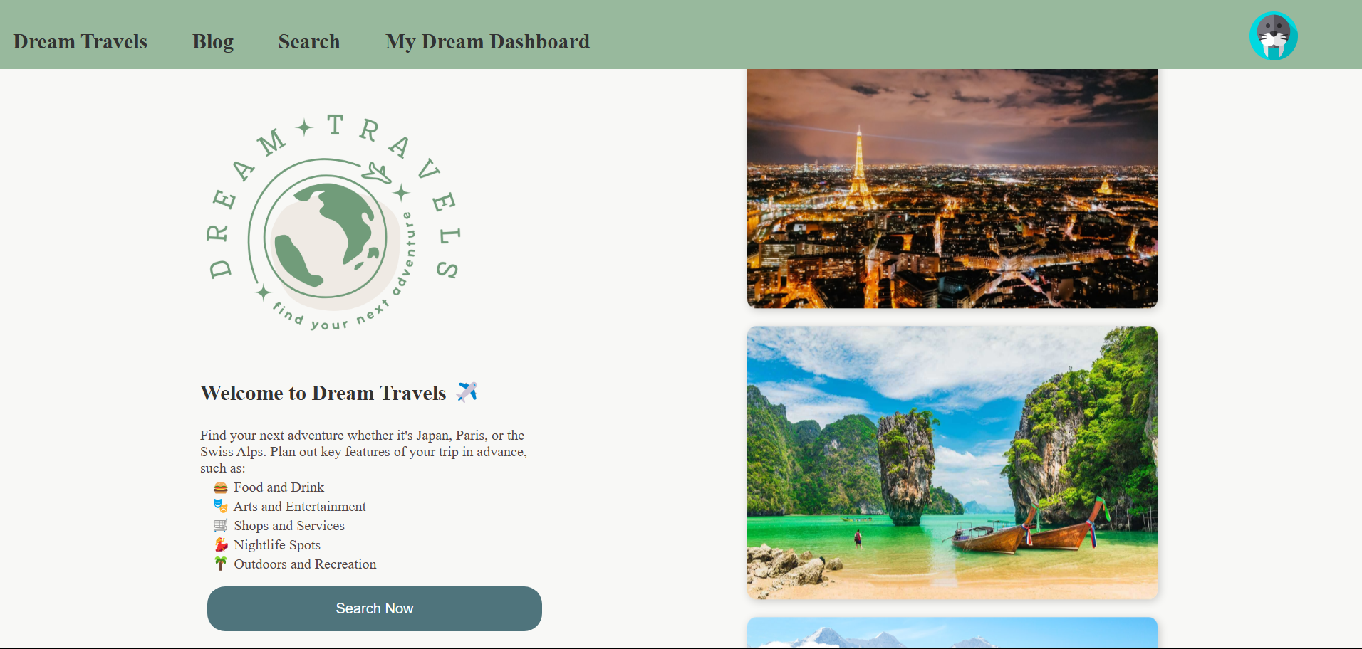 Dream Travels | Devpost