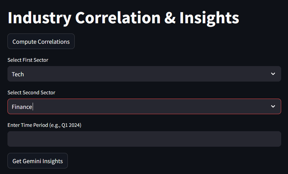 Stock Market Industry Comparison Tool | Devpost