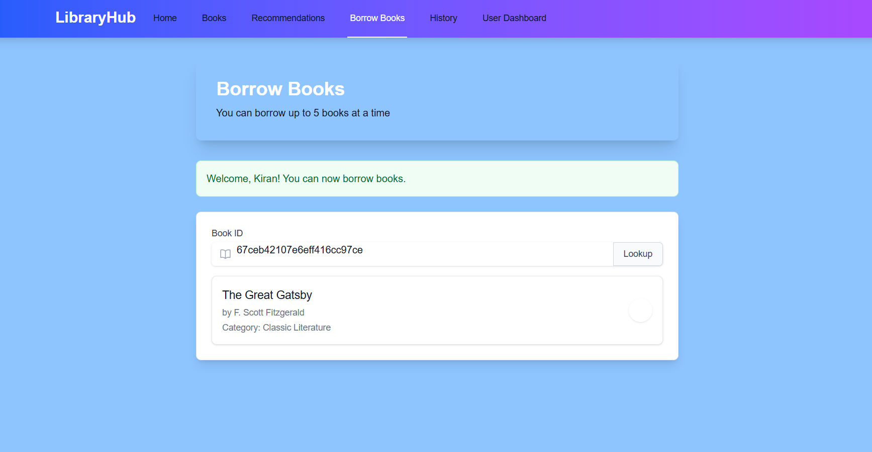 LIBRARY MANAGEMENT SYSTEM | Devpost