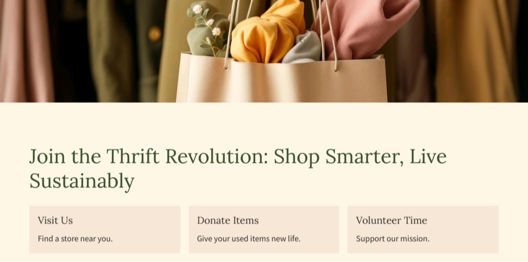 "The Quality Thrift Store: Sustainable Shopping Reimagined | Devpost