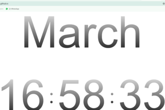 A static html-css alarm clock | Devpost