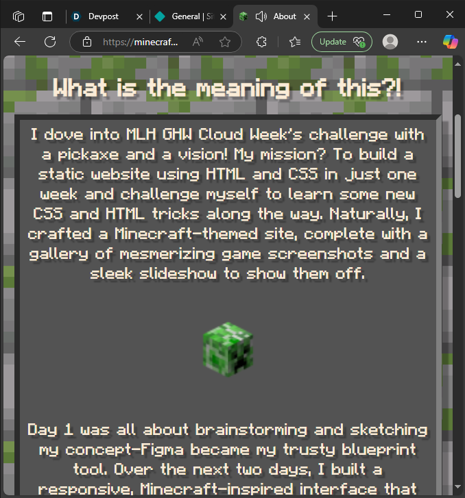 My Static Site | Devpost