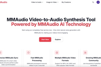 MMAudio - AI Video to Audio Synthesis Tool | Devpost