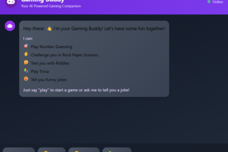 "Gaming Buddy" an entertainment chatbot | Devpost