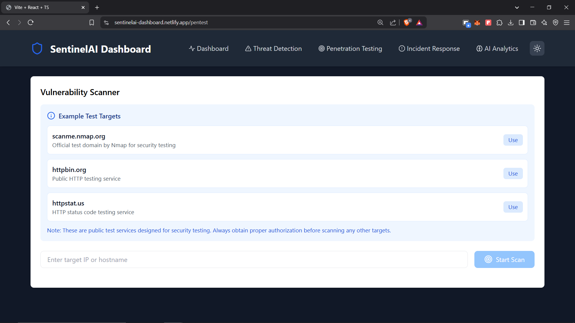 SentinelAI Dashboard | Devpost
