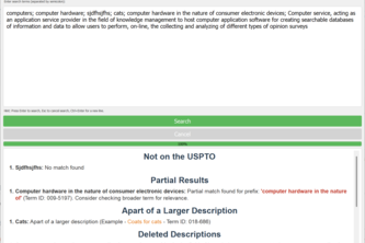 USPTO search checker | Devpost