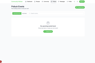 Community Kitchen | Devpost