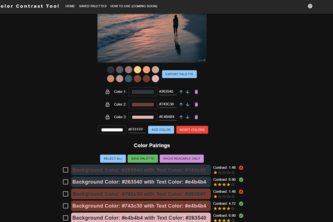Color Contrast Tool | Devpost