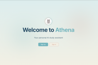 Athena | Devpost