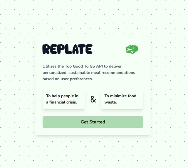 Replate | Devpost