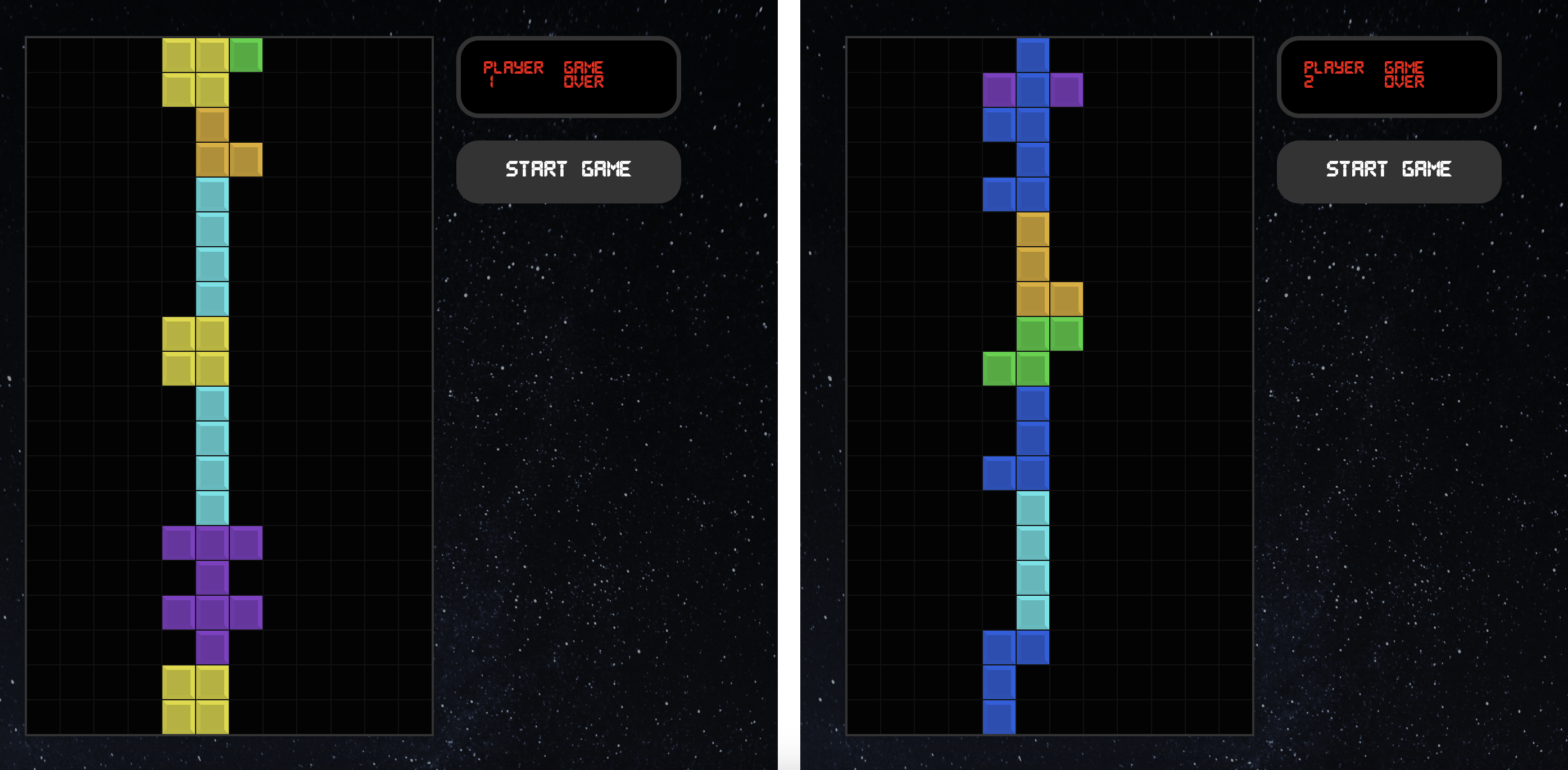 Competitive Tetris | Devpost