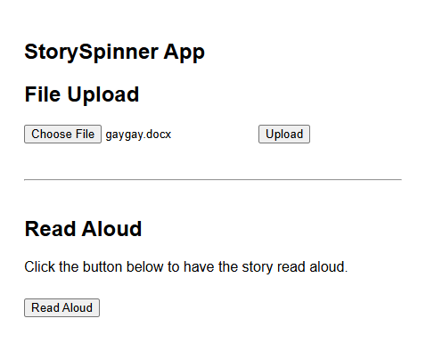 Story spinner | Devpost