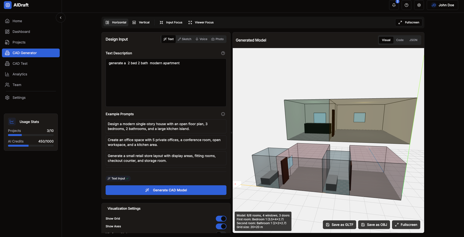 AIDraft - AI-Powered Architectural Design Platform | Devpost