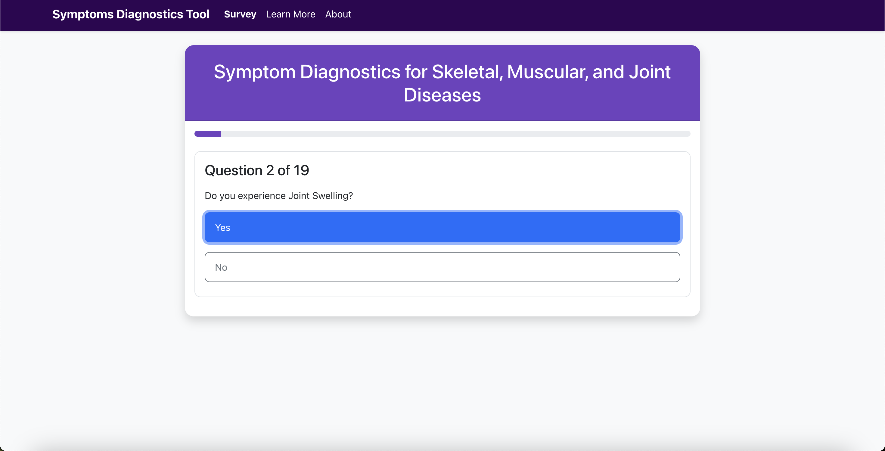 Skeletal, Muscular, and Joint Disease Diagnostics Tool | Devpost