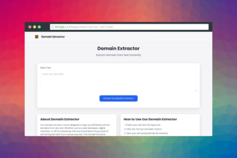 Domain Extractor | Devpost